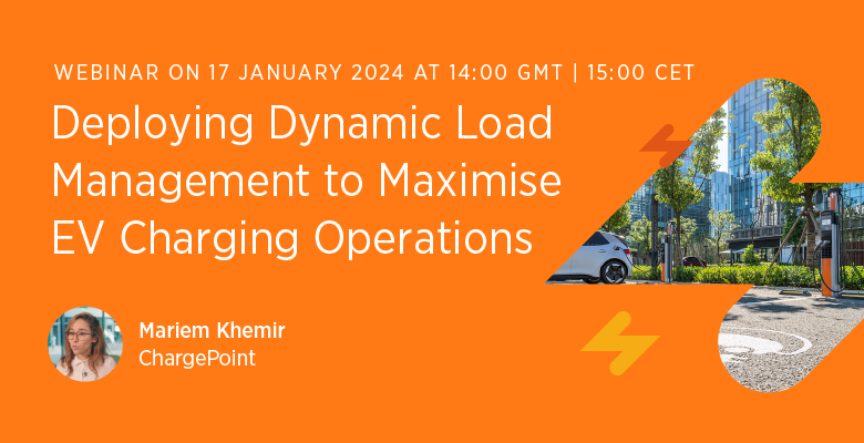 ChargePoint webinar - register now: Dynamic Load Management